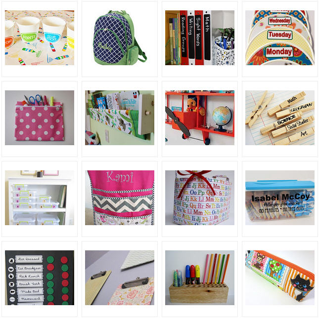 Creatively Organized For Back To School