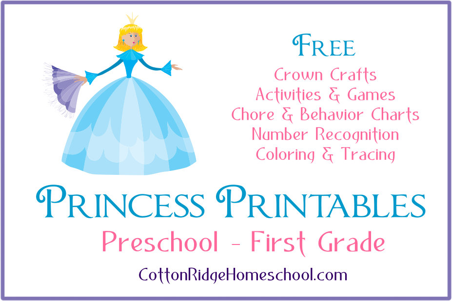 Princess Printables ~ Free Crafts, Games, and Educational Activities ...
